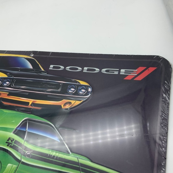 Dodge | Wall Decor | Dodge Challenger Muscle Car Line Up Embossed Metal ...